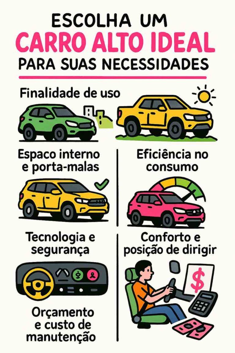 Carros altos: prós e contras dos melhores modelos de 2025